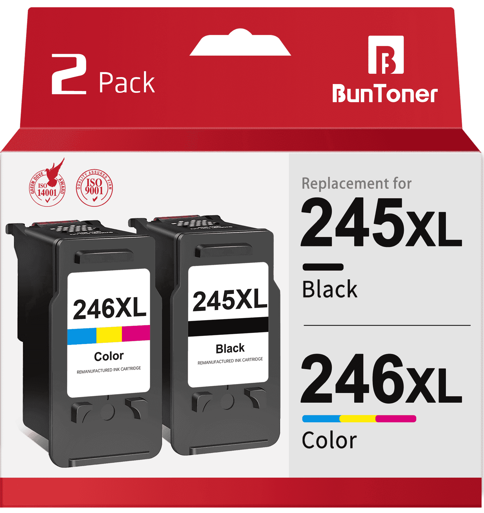 245XL Ink Cartridge for Canon Ink 245 and 246 245XL 246XL for Canon 243 ...