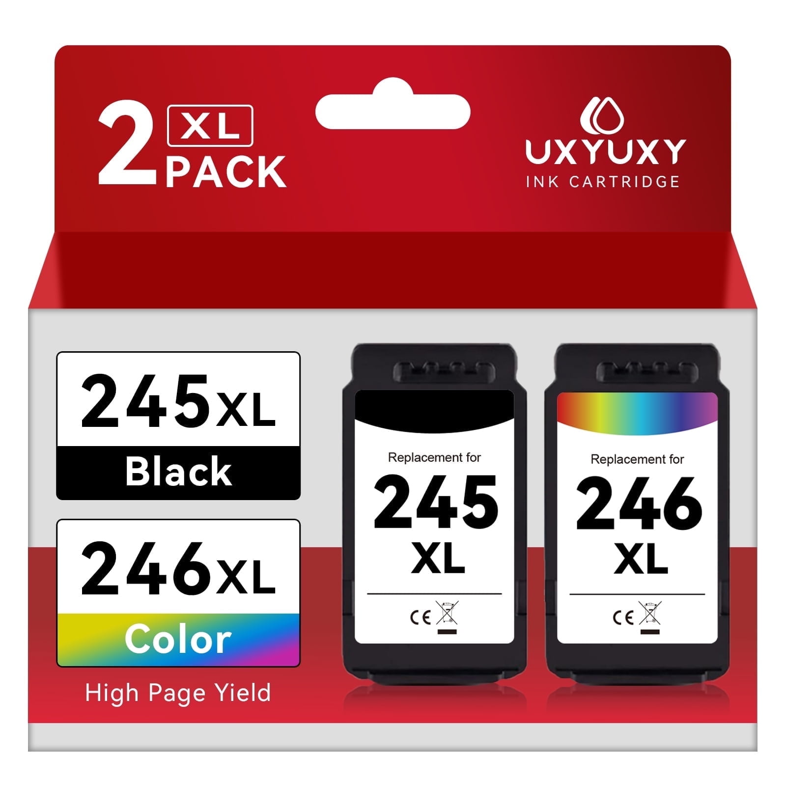 245XL Ink Cartridge for Canon ink 245 and 246 Use with Canon Pixma ...