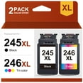245XL Ink Cartridge for Canon ink 245 and 246 Use with Pixma MX492 ...