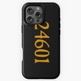 24601 Prisoner Number Inspired Pattern iPhone Case 17 16 15 14 13 12 11 ...