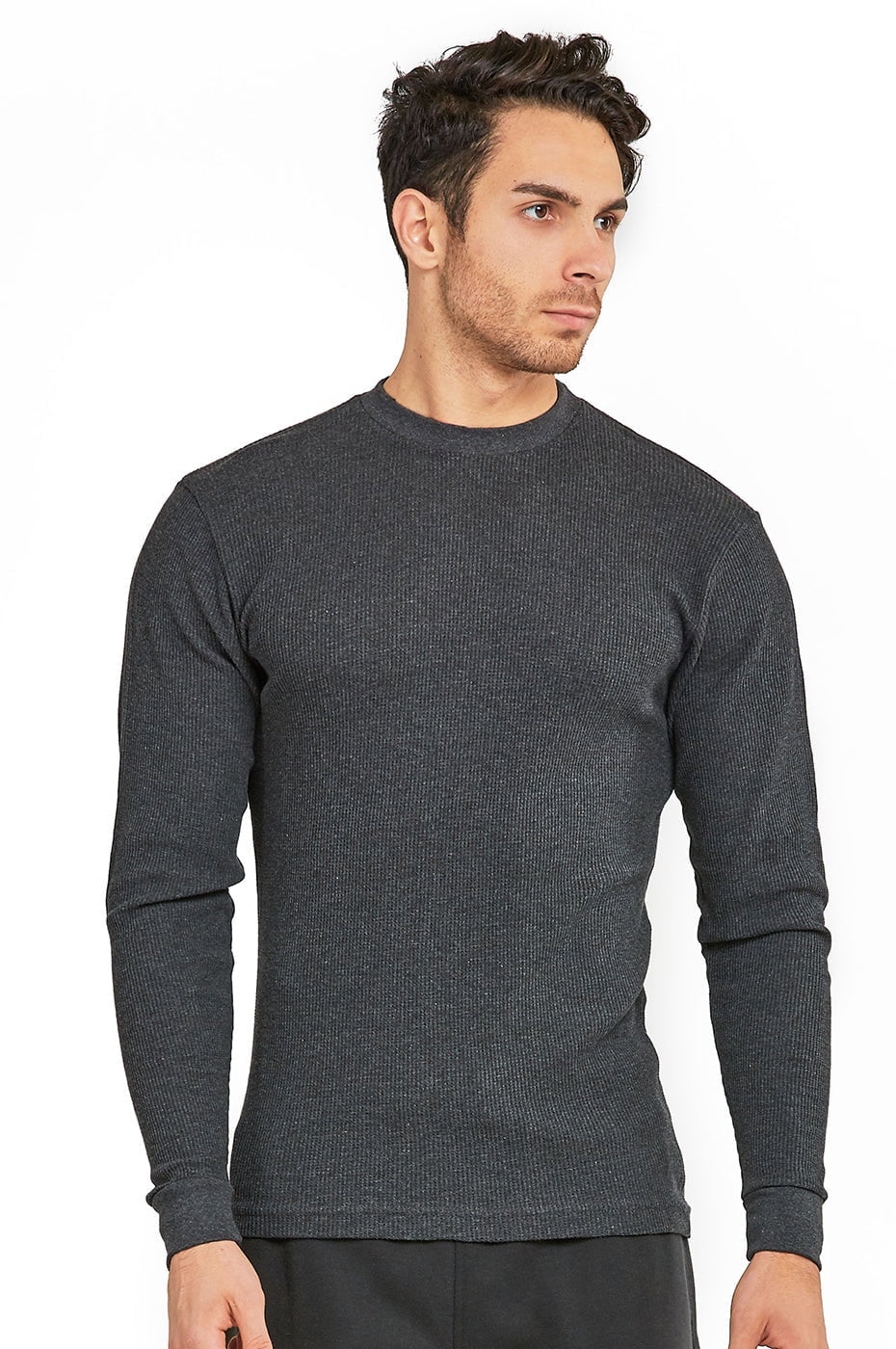 247 Frenzy Men's Essentials Knocker Classic Breathable Cotton Waffle ...