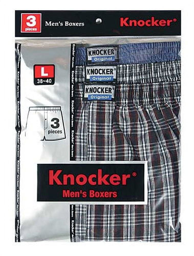 247 Frenzy Men's Essentials Knocker PACK OF 6 Cotton Plaid Single ...