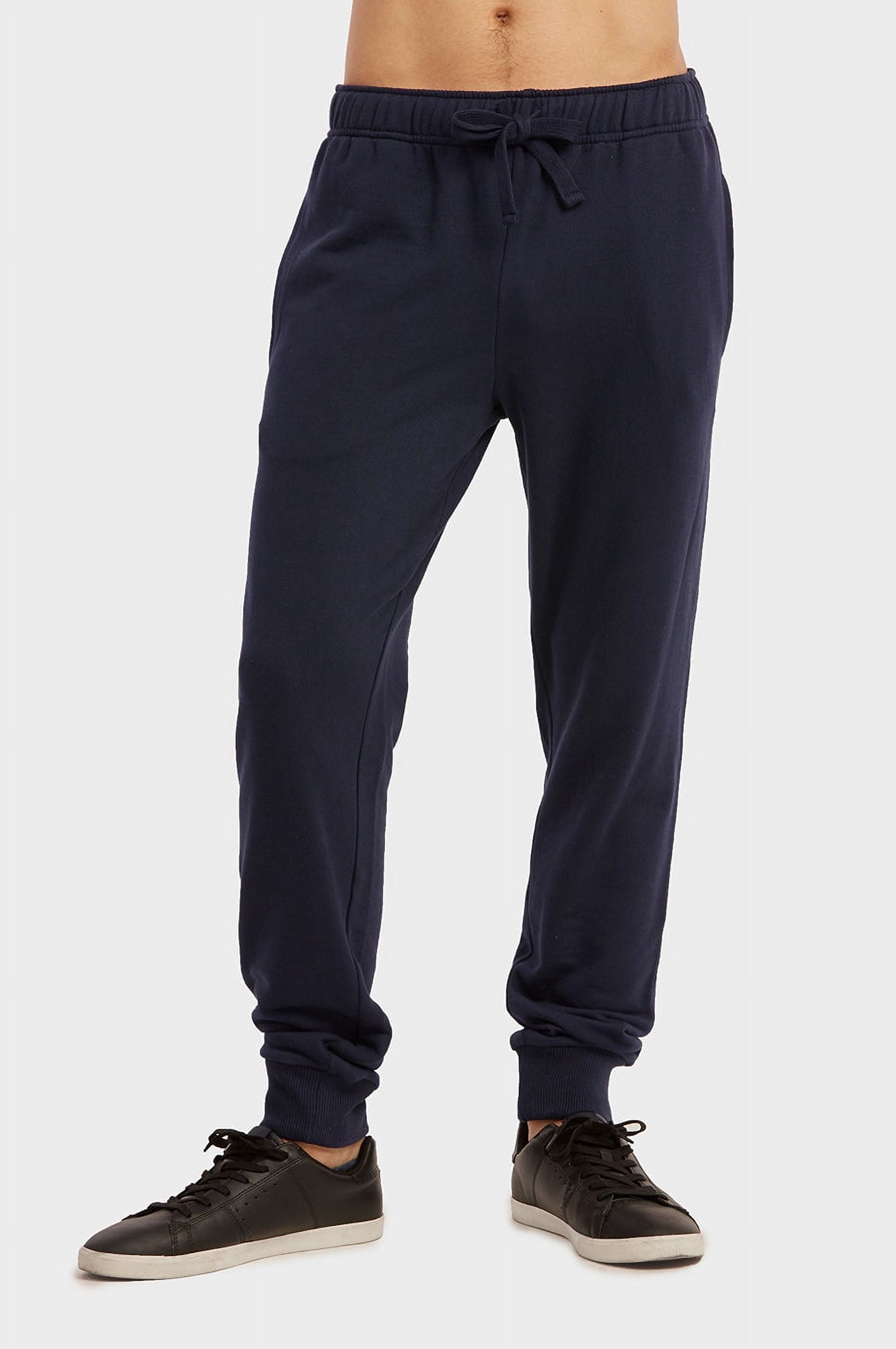 247 Frenzy Men's Essentials Knocker Terry Jogger Sweat Pants - Navy ...