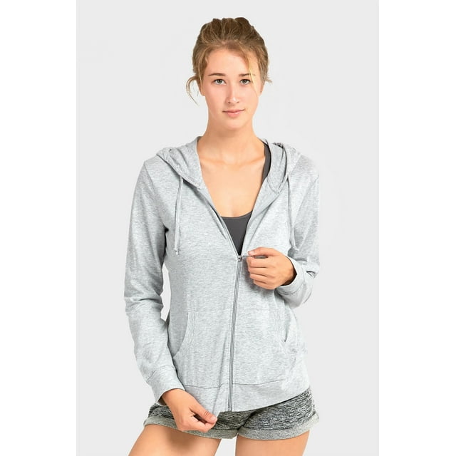 247 Frenzy Women's Active Essentials Sofra Cottonbell Full Zip ...