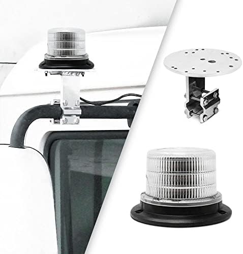 2472A Screw Mount 36 LED Quad Flash Warning Light Beacon With Aluminum ...