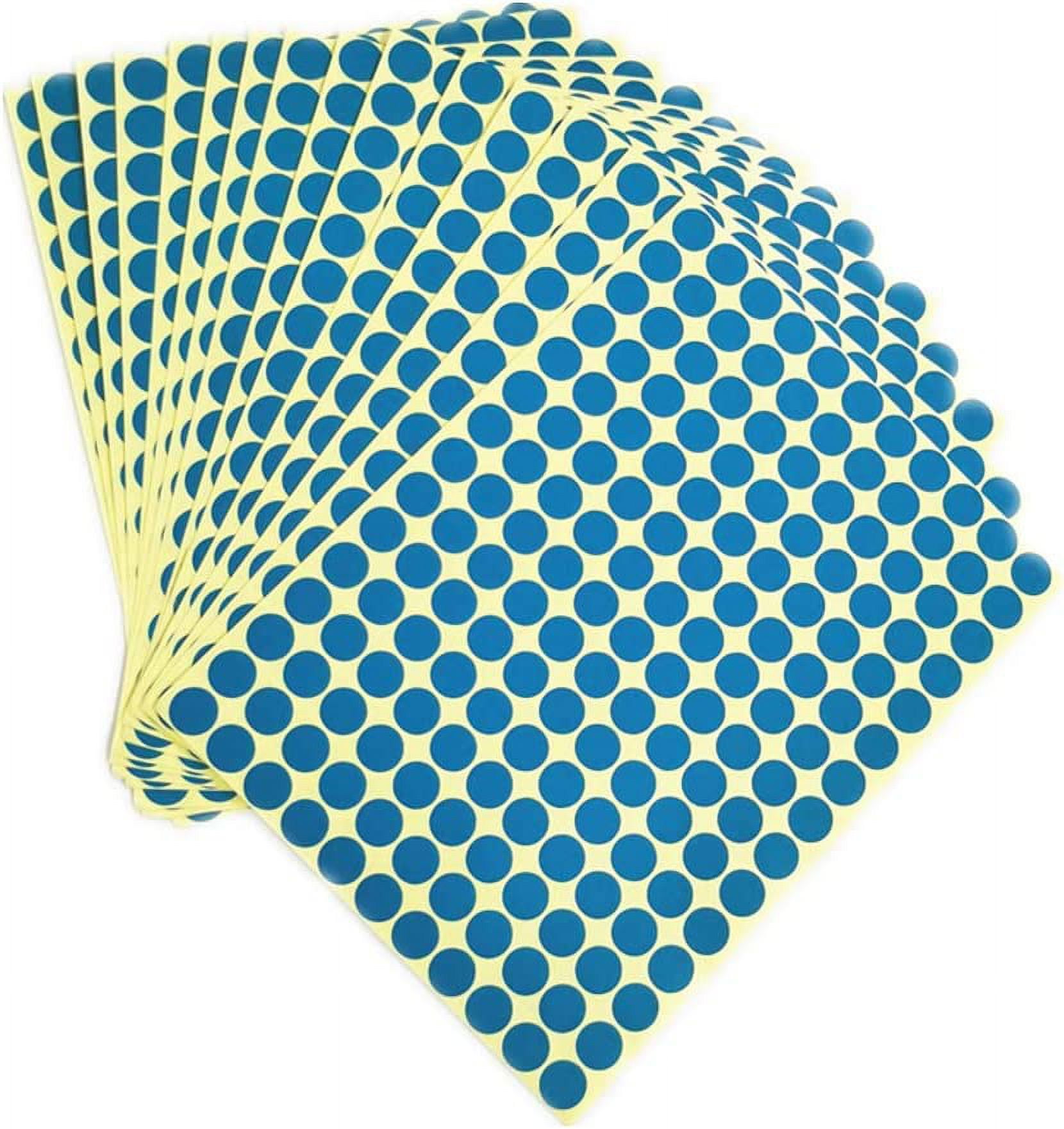2475pcs Color Coding Labels 10mm Round Polka Dot Stickers Circle ...