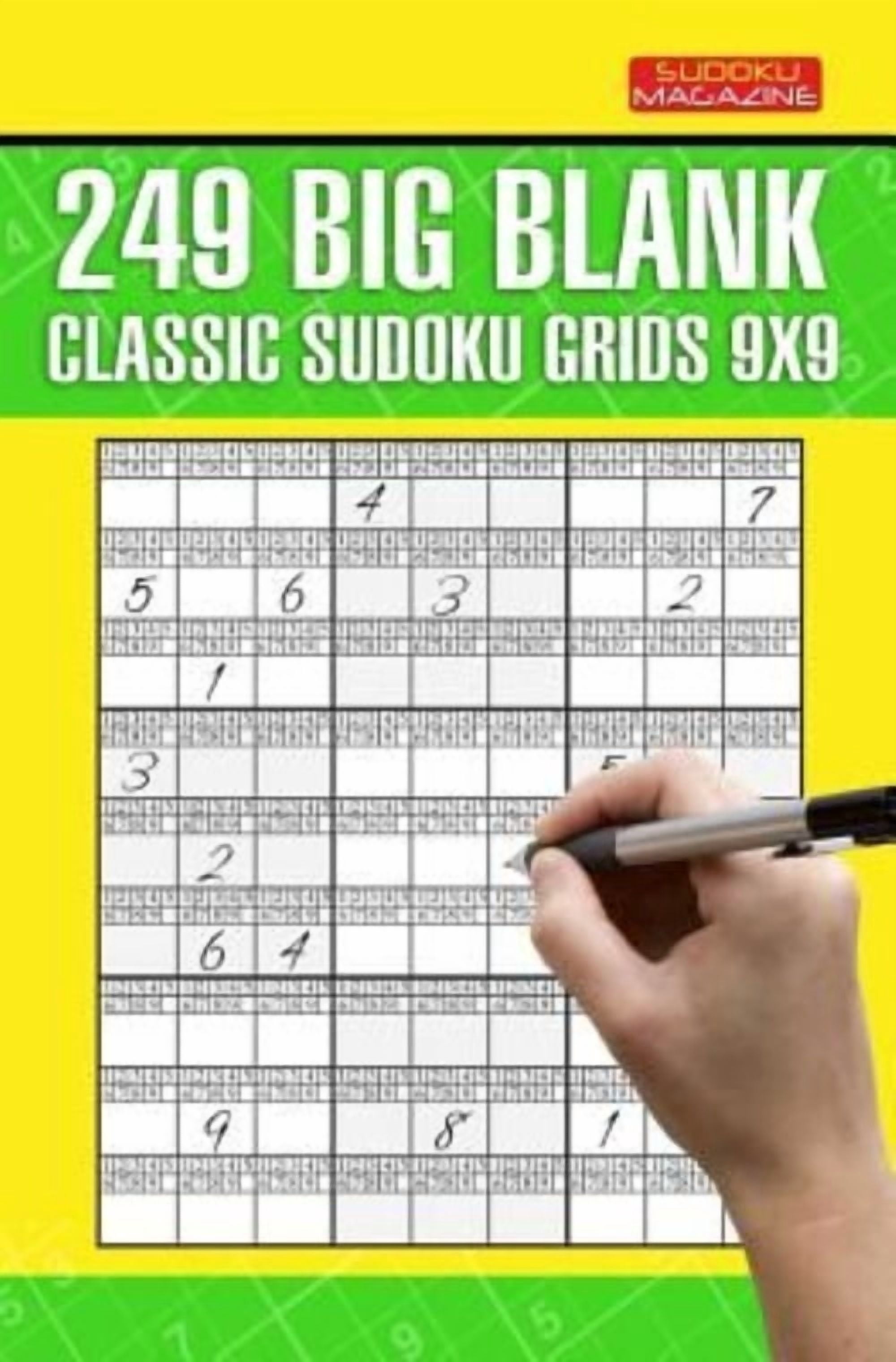 249 Big Blank Classic Sudoku Grids 9x9: Blank Sudoku Grids - Walmart.com