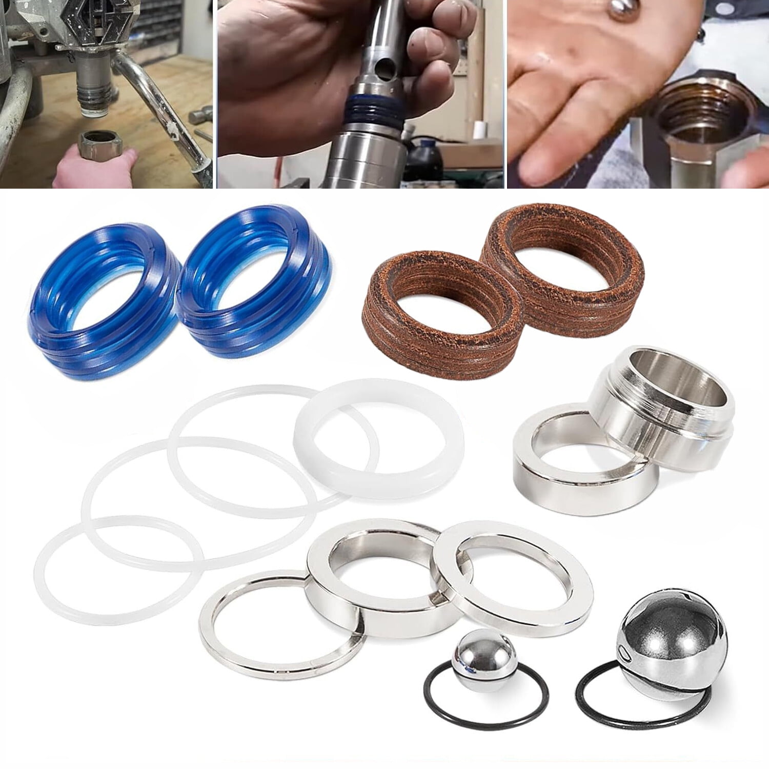 249123 Airless Paint Sprayer Pump Repair Packing Kit For Graco 7900 ...