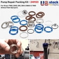 249123 Pump Repair Packing Kit Compatible with Graco 7900 2030 200 300 ...