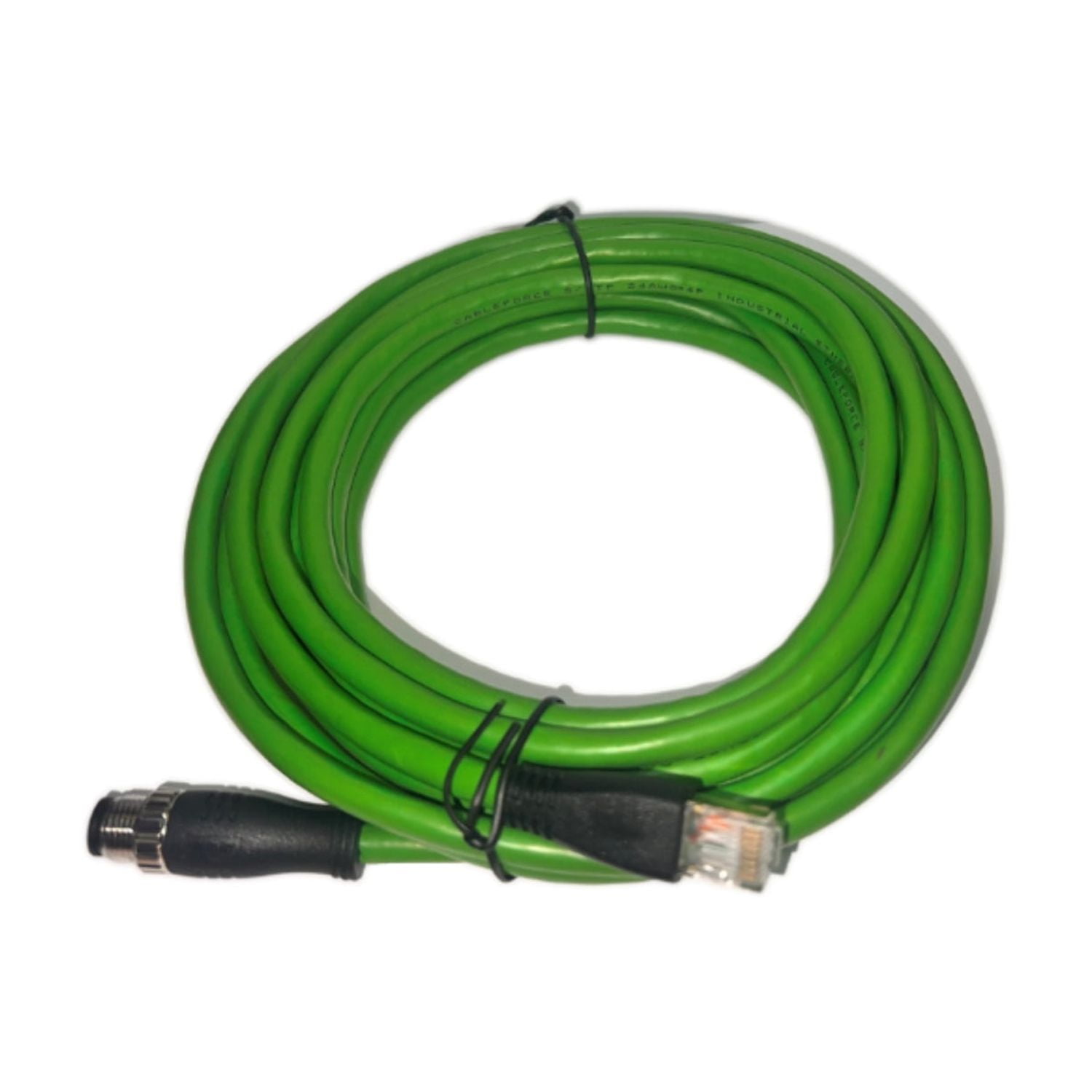 24AWP-4P Cable Industrial Ethernet 5M Connector Straight 4Pin : RoHS ...