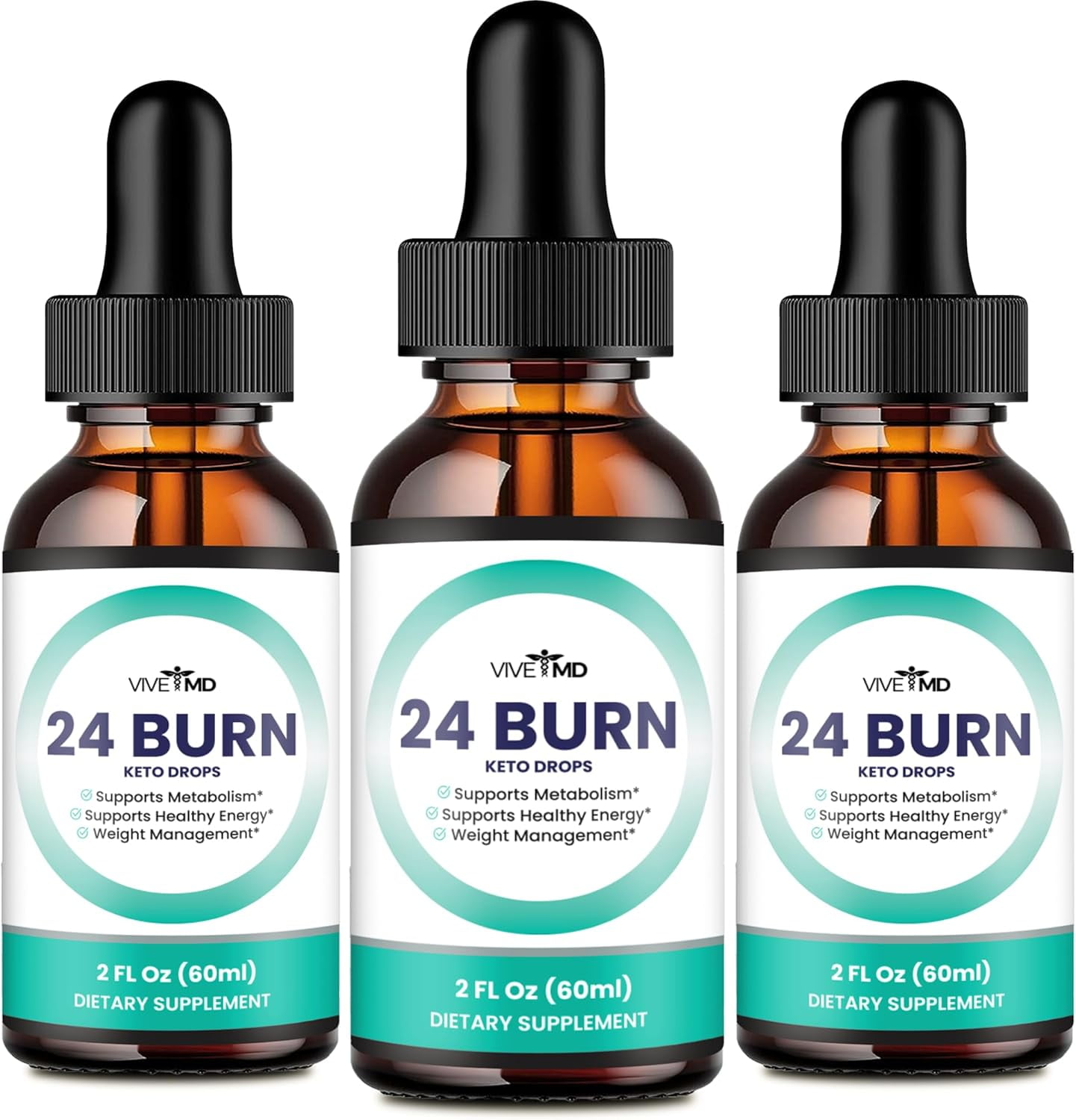 24Burn Keto Drops Liquid Drops All Natural Formula (3 Pack) - Walmart.com