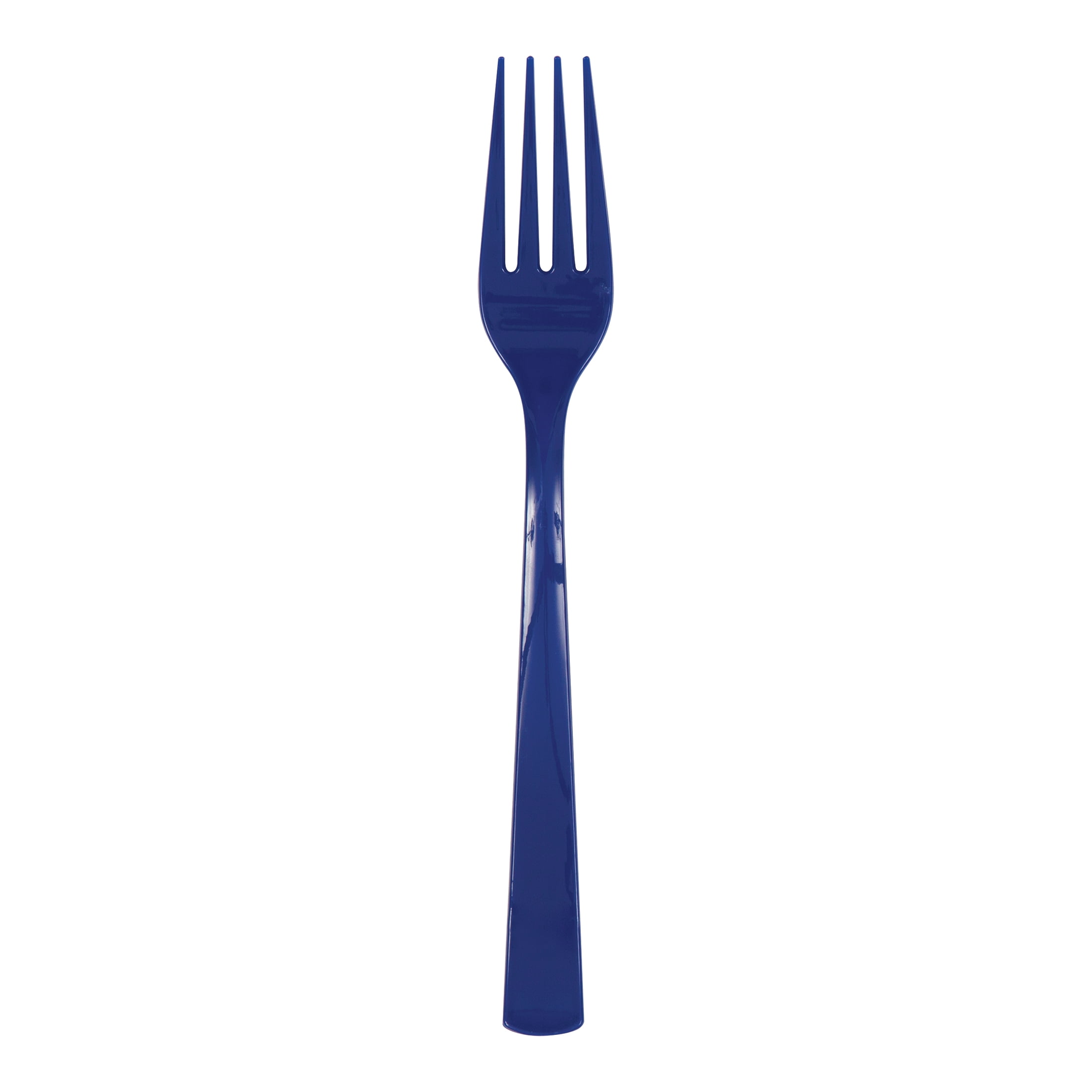 Way To Celebrate Disposable Plastic Forks Navy 24 Pieces for Party and ...