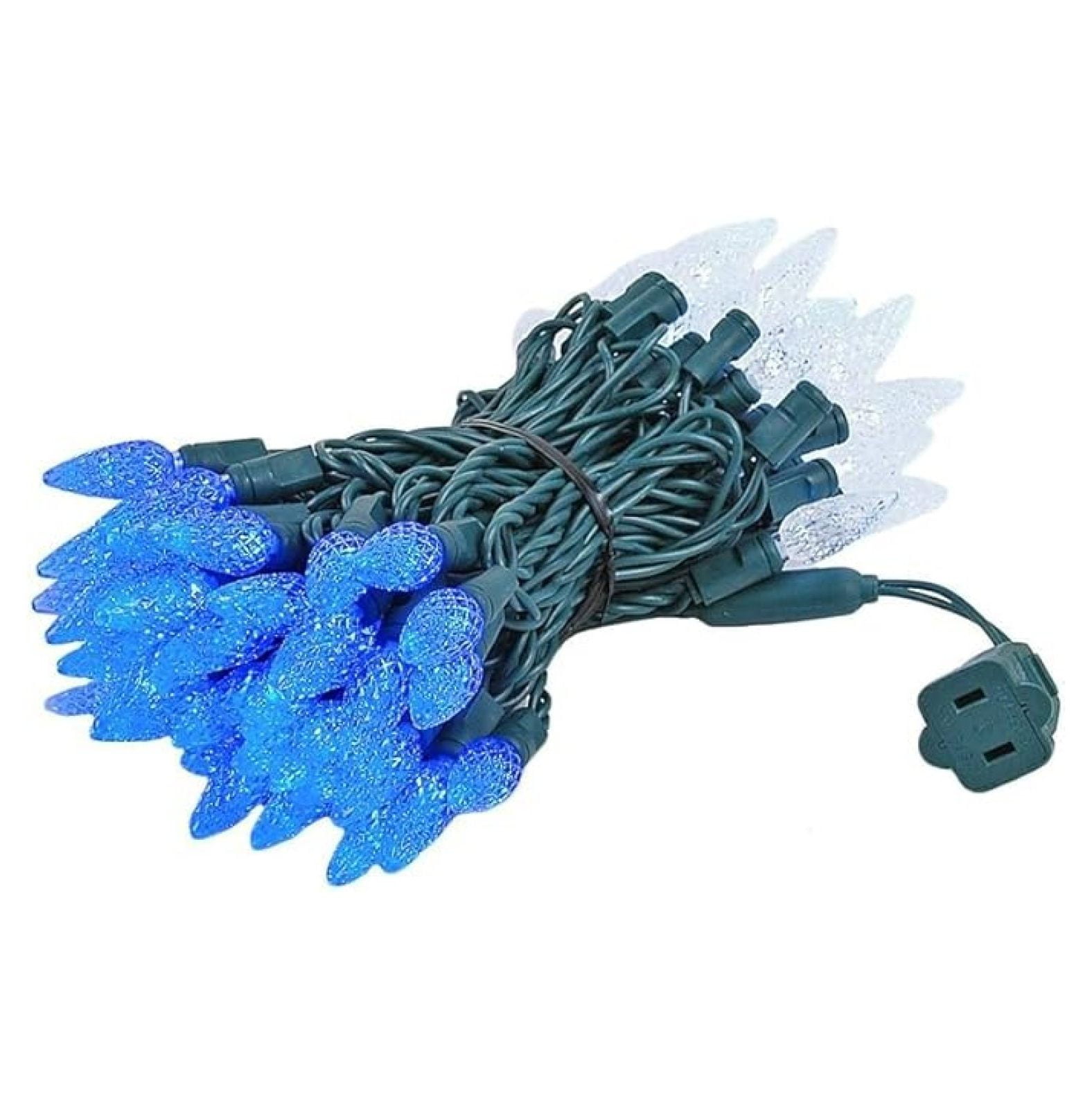 24FT 70 LED Hanukkah String Lights, Outdoor Christmas Lights, Pure ...