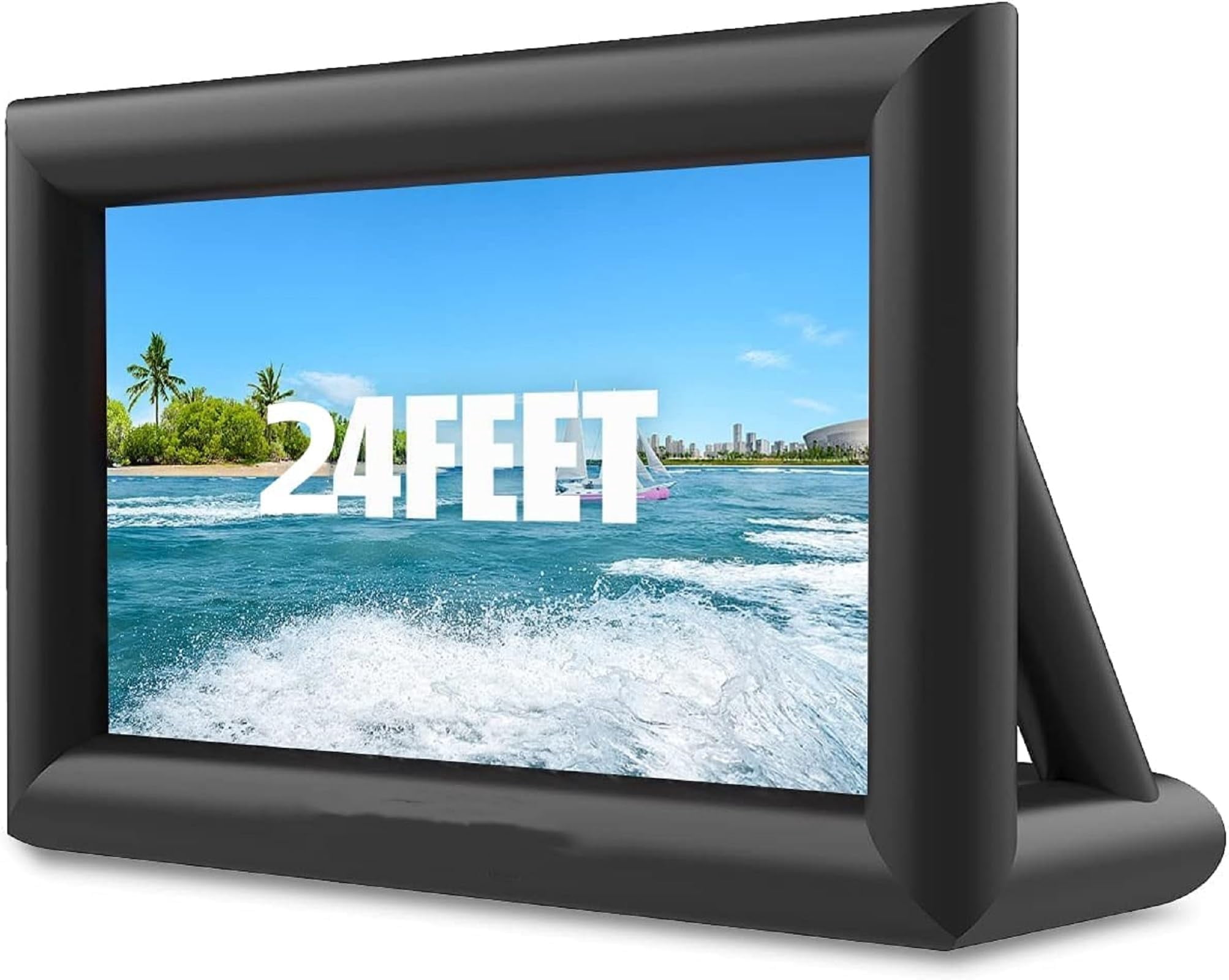 24FT Inflatable Projector Screen | Portable Blow-Up Design with Front ...