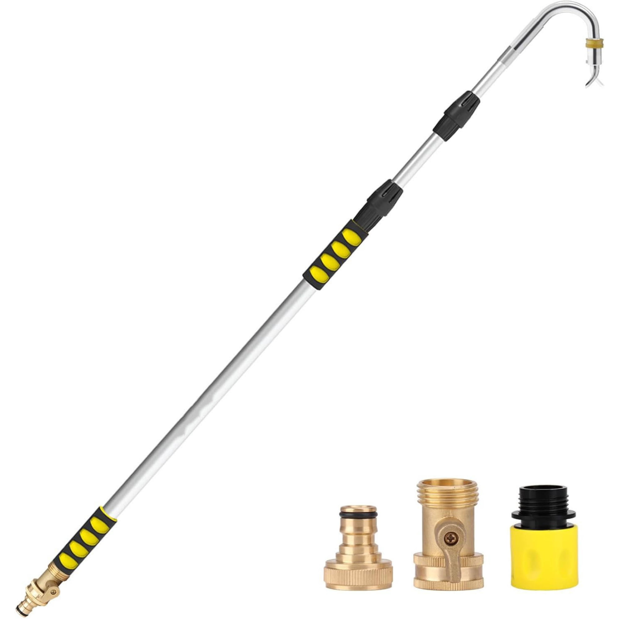 24FT Reach Gutter Cleaning Tools from The Ground, Telescoping Rain ...