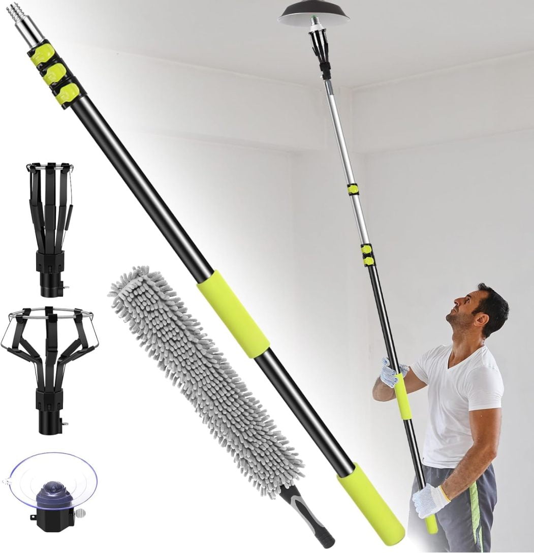 24FT Telescopic Light Bulb Changer for High Ceilings,Aluminum alloy ...