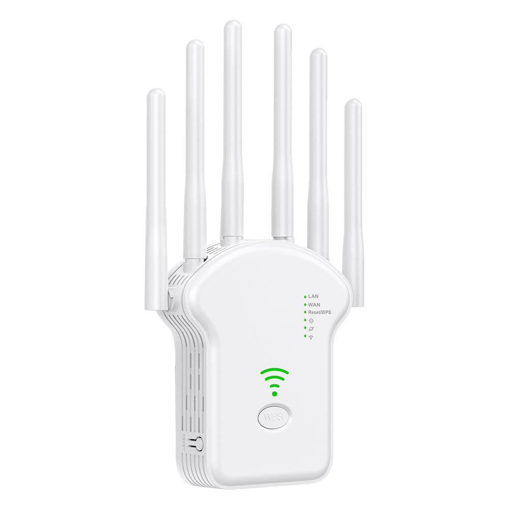 24G 5G Dual-Band WiFi Repeater with 1200Mbps Signal Boosting ~к сз μт ...