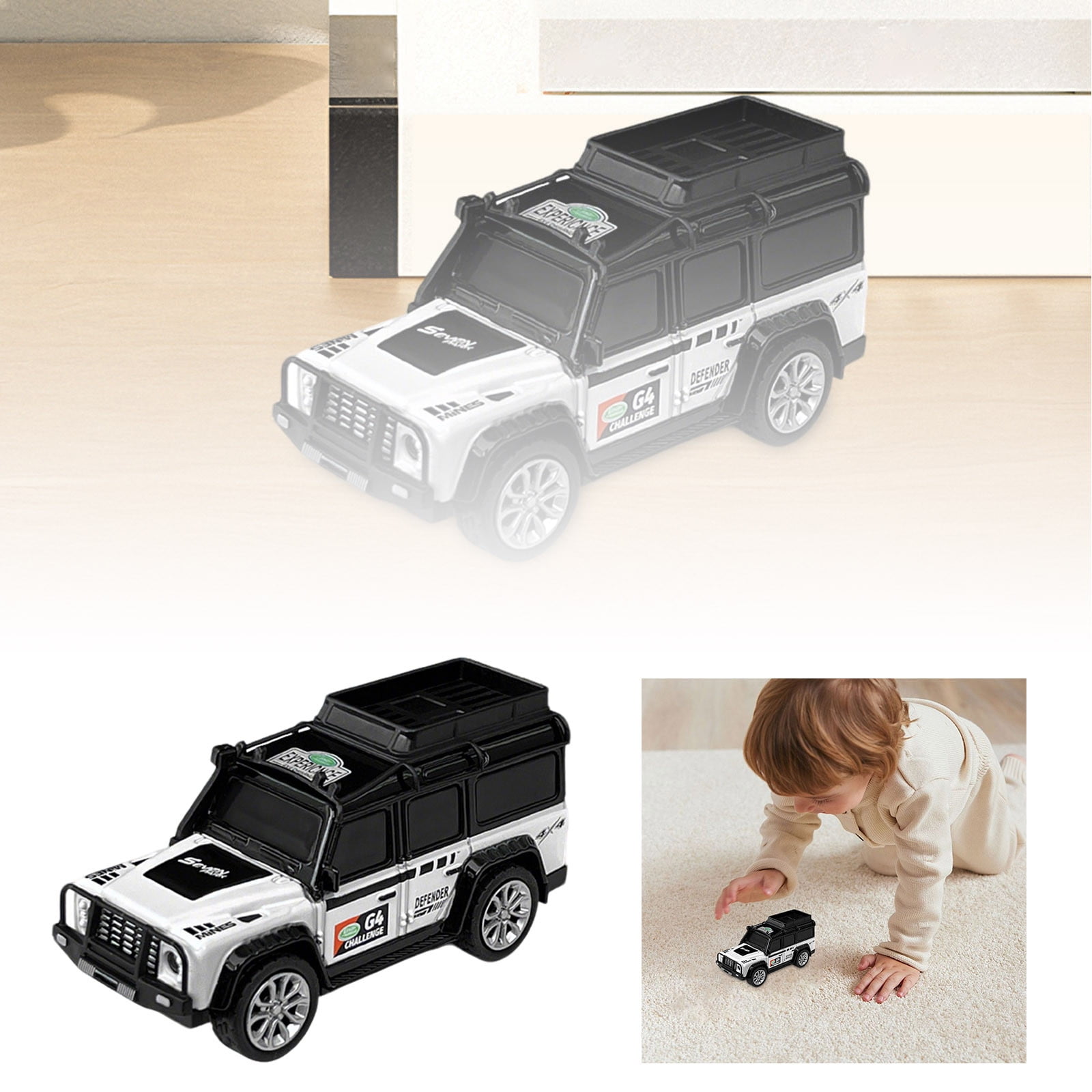 24G High Speed Mini RC Drift Car Alloy Off Road Truck Remote Control ...