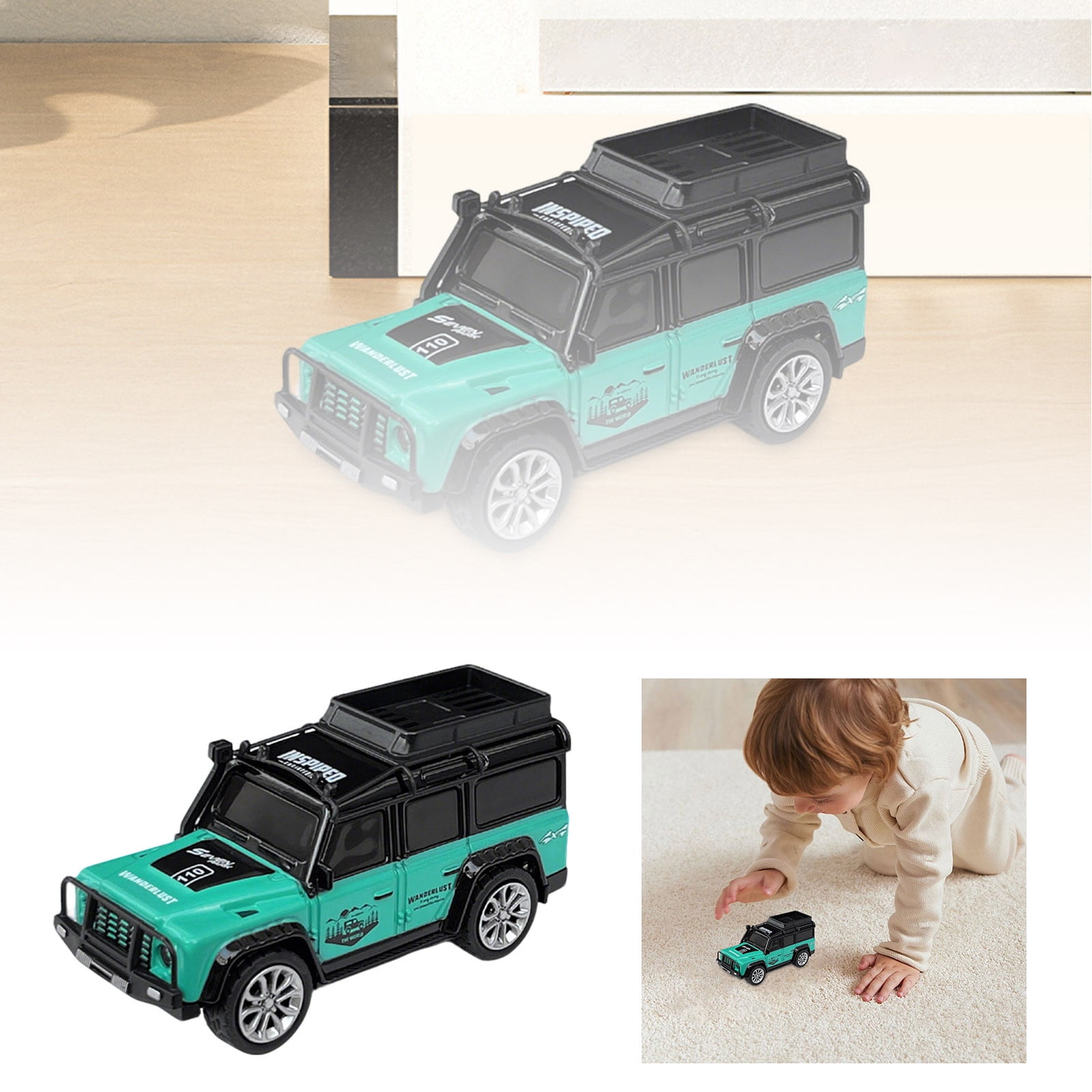 24G High Speed Mini RC Drift Car Alloy Off Road Truck Remote Control ...