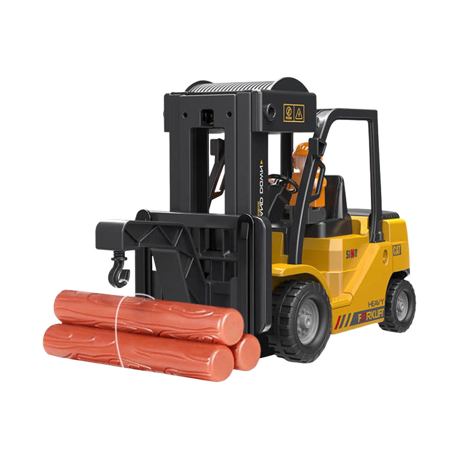 24G Remote Control Forklift Toy - Sound Light Engineering Vehicle Model ...