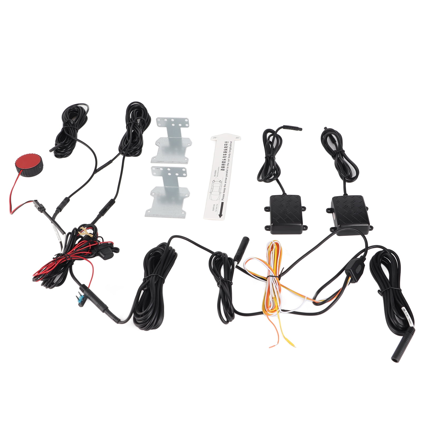 24Ghz Blind Spot Radar Detection System BSM Alert Lane Change Assistant ...