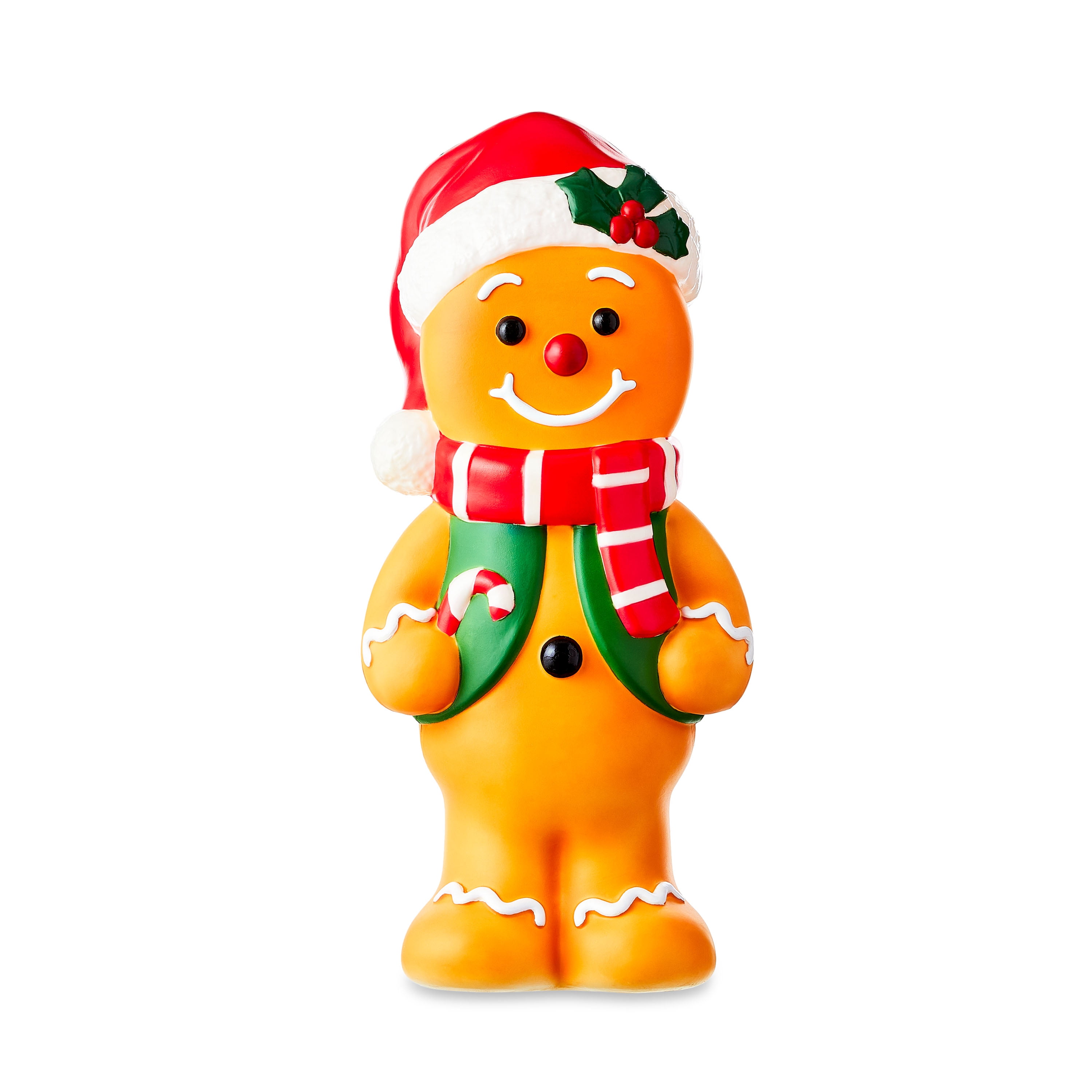 Light-up Christmas Gingerbread Boy Blow Mold, 24in, by Holiday Time ...