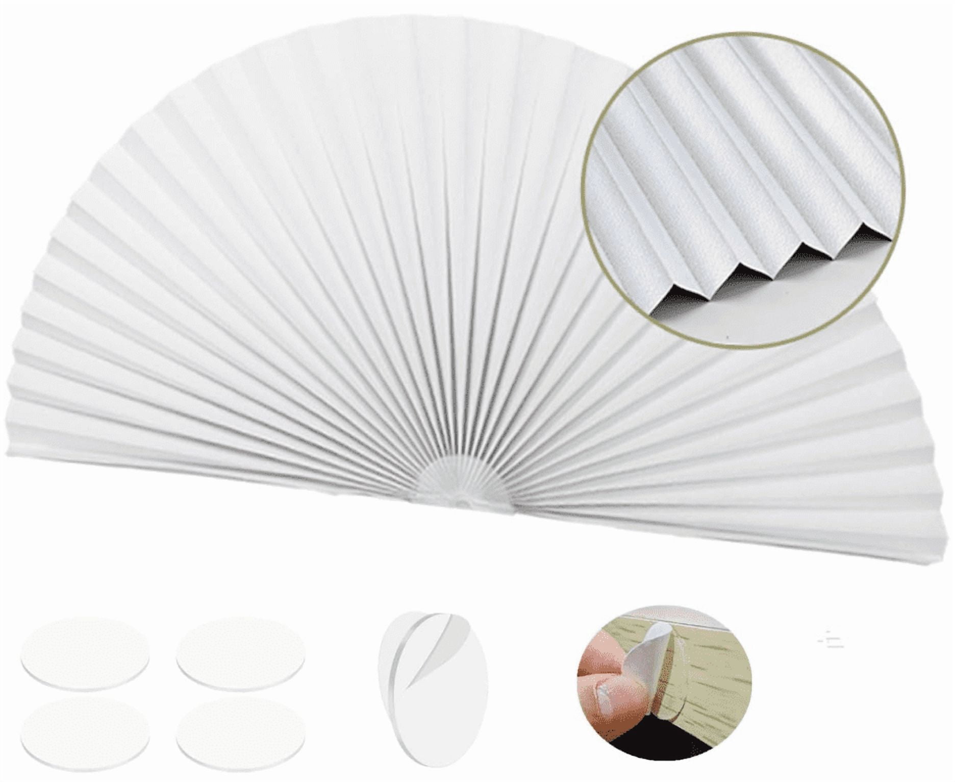 24IN Half Round Window Shade,Full Blackout Blinds,Arch Window Shades ...