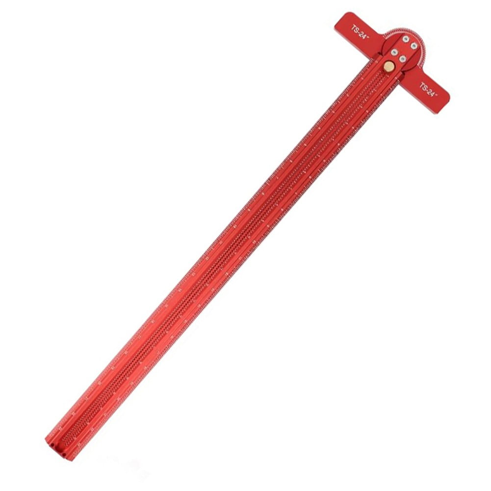 24Inch Aluminum Angle T-Square Marking Scriber 90 Degree Line Gauge ...
