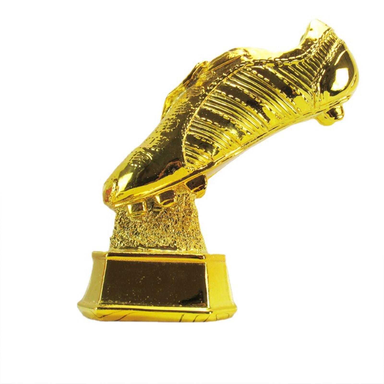 Golden High Heel Football Boot Champion Replica Trophy Top Statue Fans ...