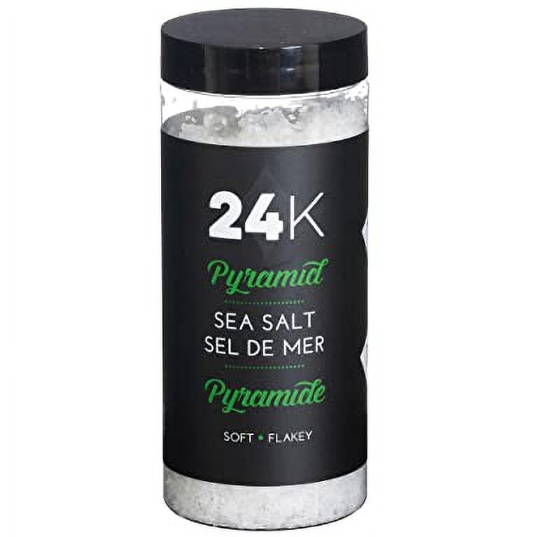 24K Sea Salt Flakes - 180g Premium Gourmet Finishing Sea Salt Flakes ...