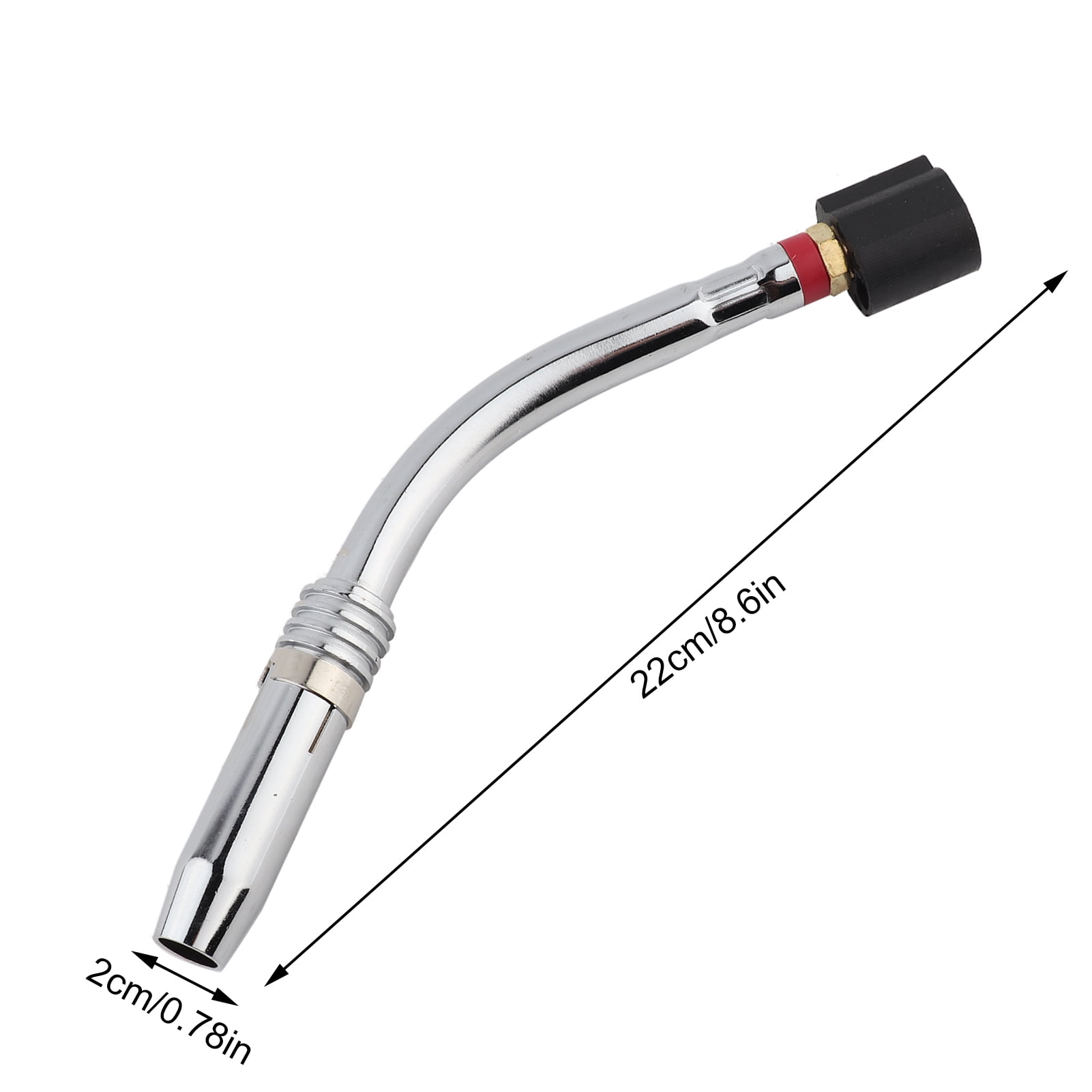 24KD MIG Welding Torch with 9mm Nozzle - Swan Neck Design, Durable ...