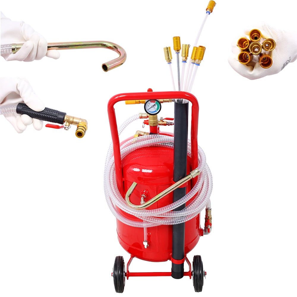 24L Pneumatic Oil Extractor Pump, Fluid Evacuator with 6 Suction Probes ...
