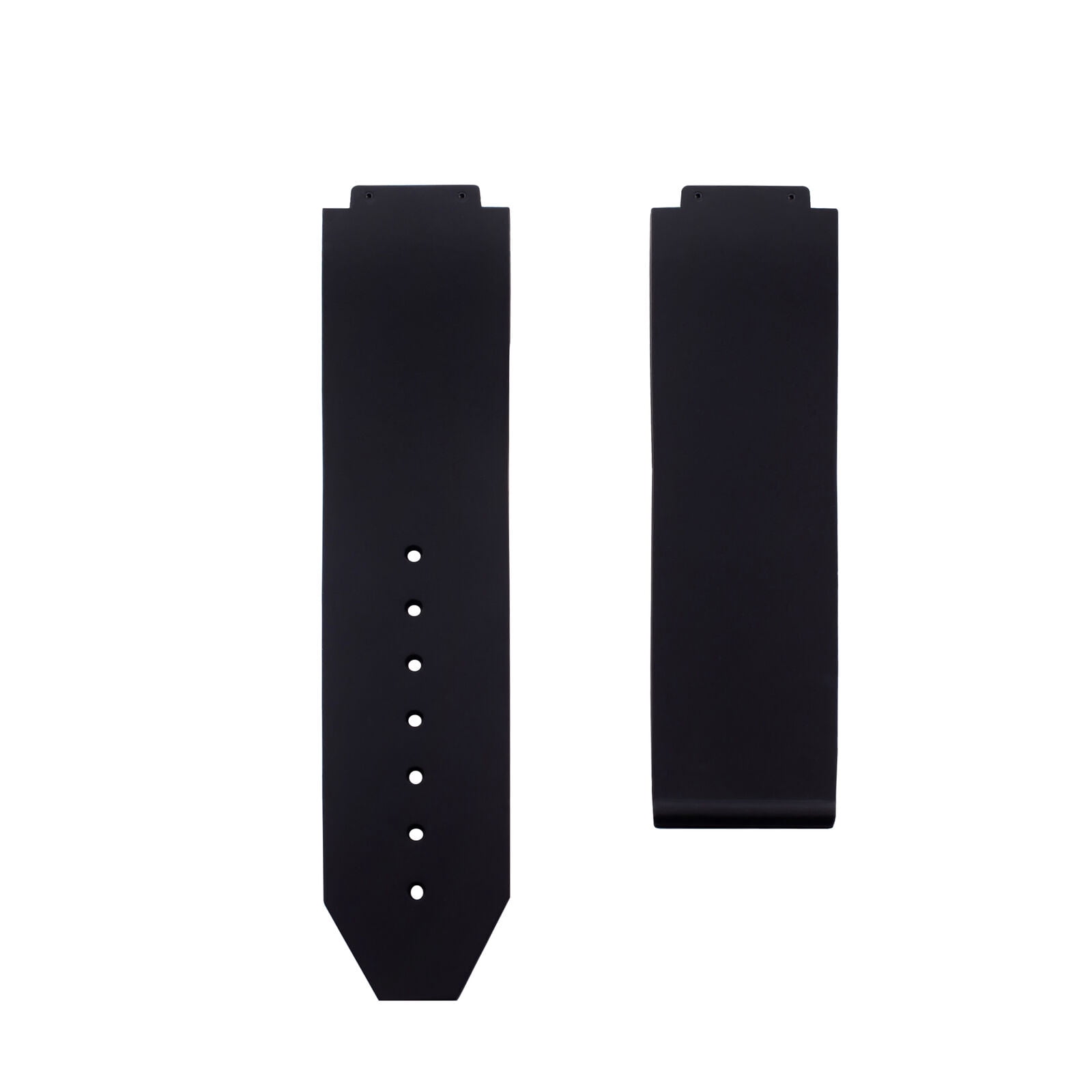 24MM RUBBER WATCH BAND STRAP SMOOTH FOR HUBLOT 44-45MM H BIG BANG WATCH ...