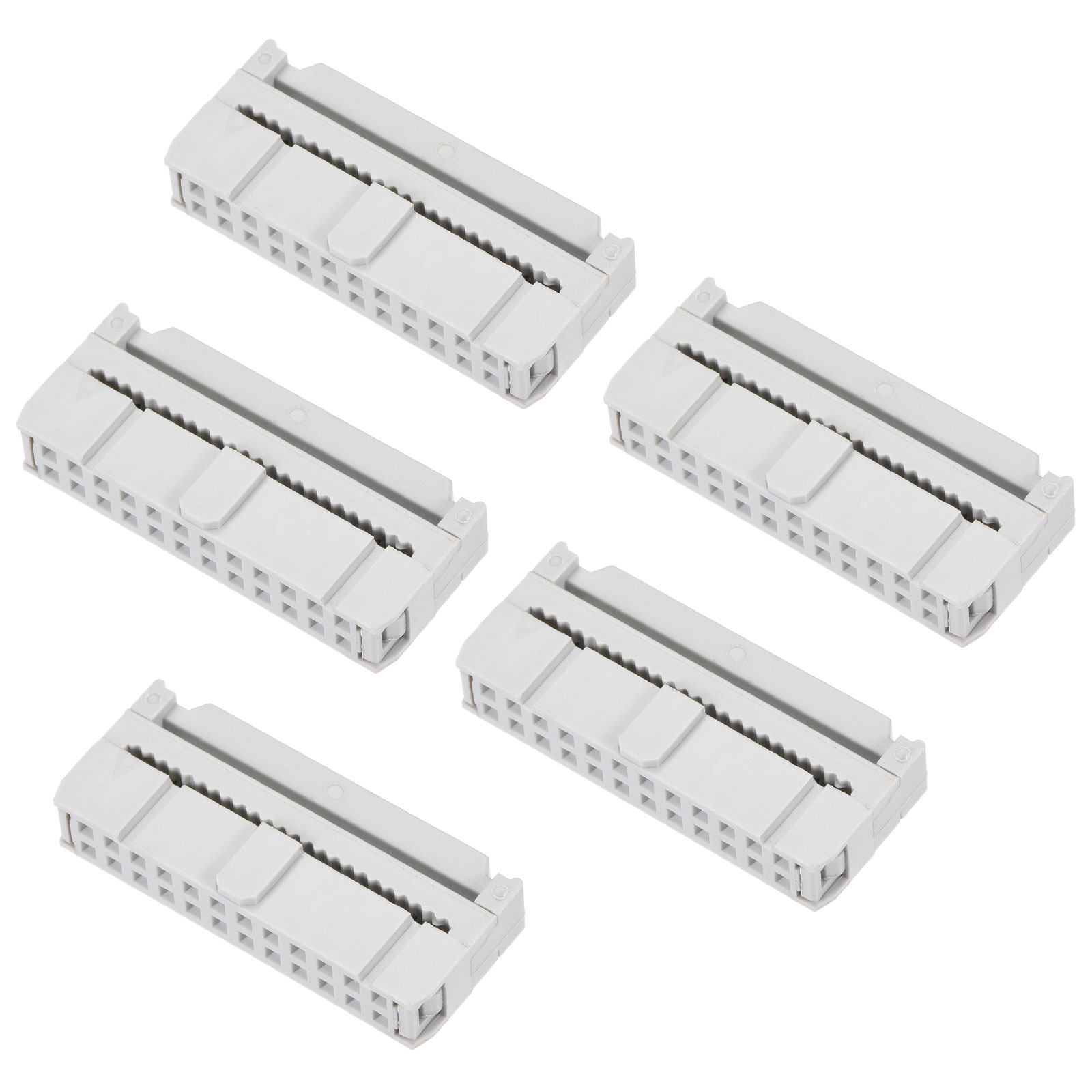 24P Dual Rows 2.54mm Pitch Transition Plug Socket for Flat Ribbon Cable ...