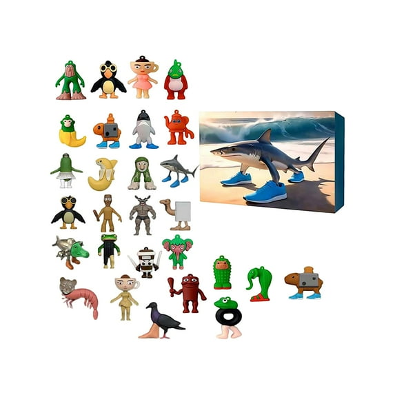 24PC 2025 New Cappuccino Assassino Italian Brainrot Toys Figure Kit ...