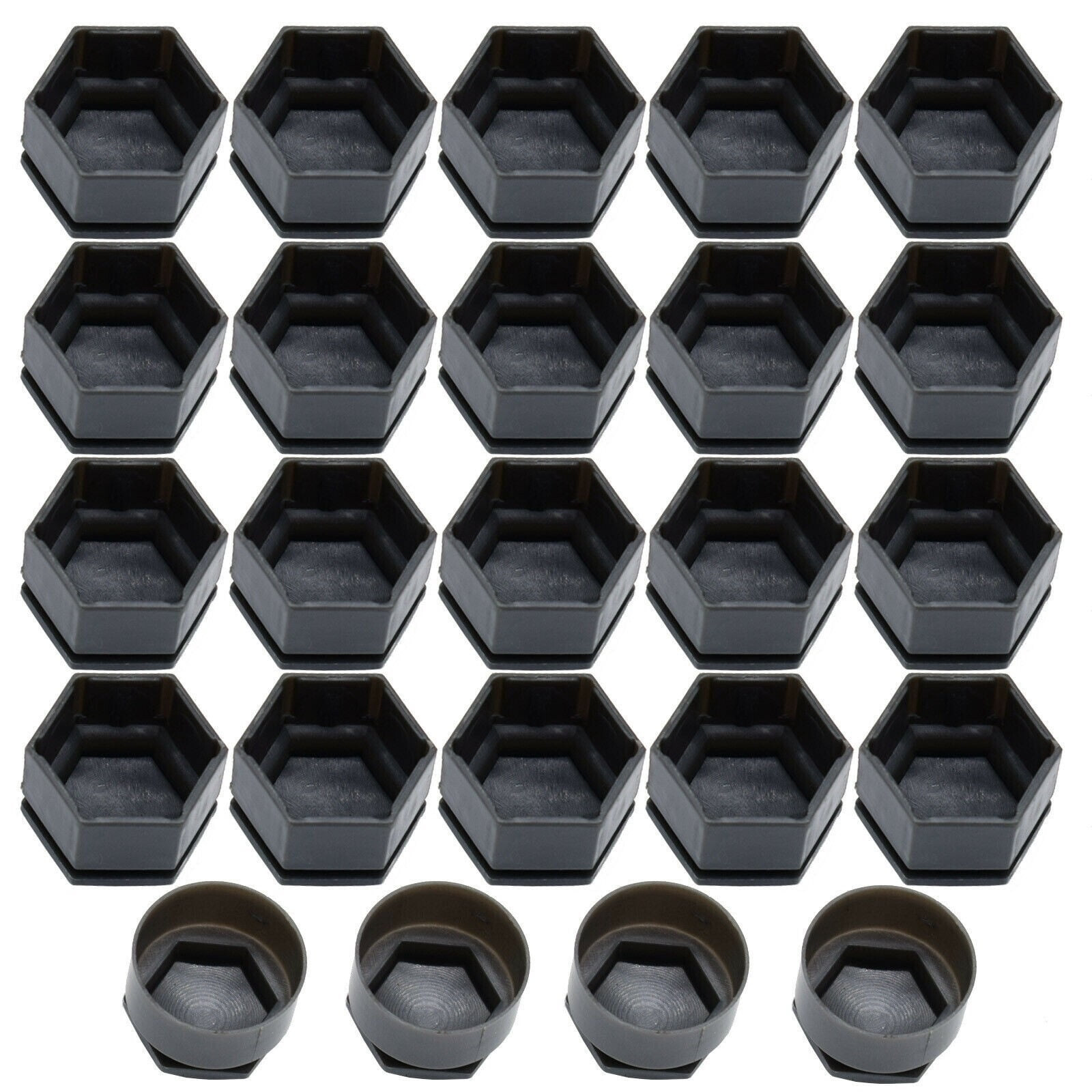 24PC 22mm Car Wheel Nut Cap Tyre Hub Protection Covers For Opel For ...