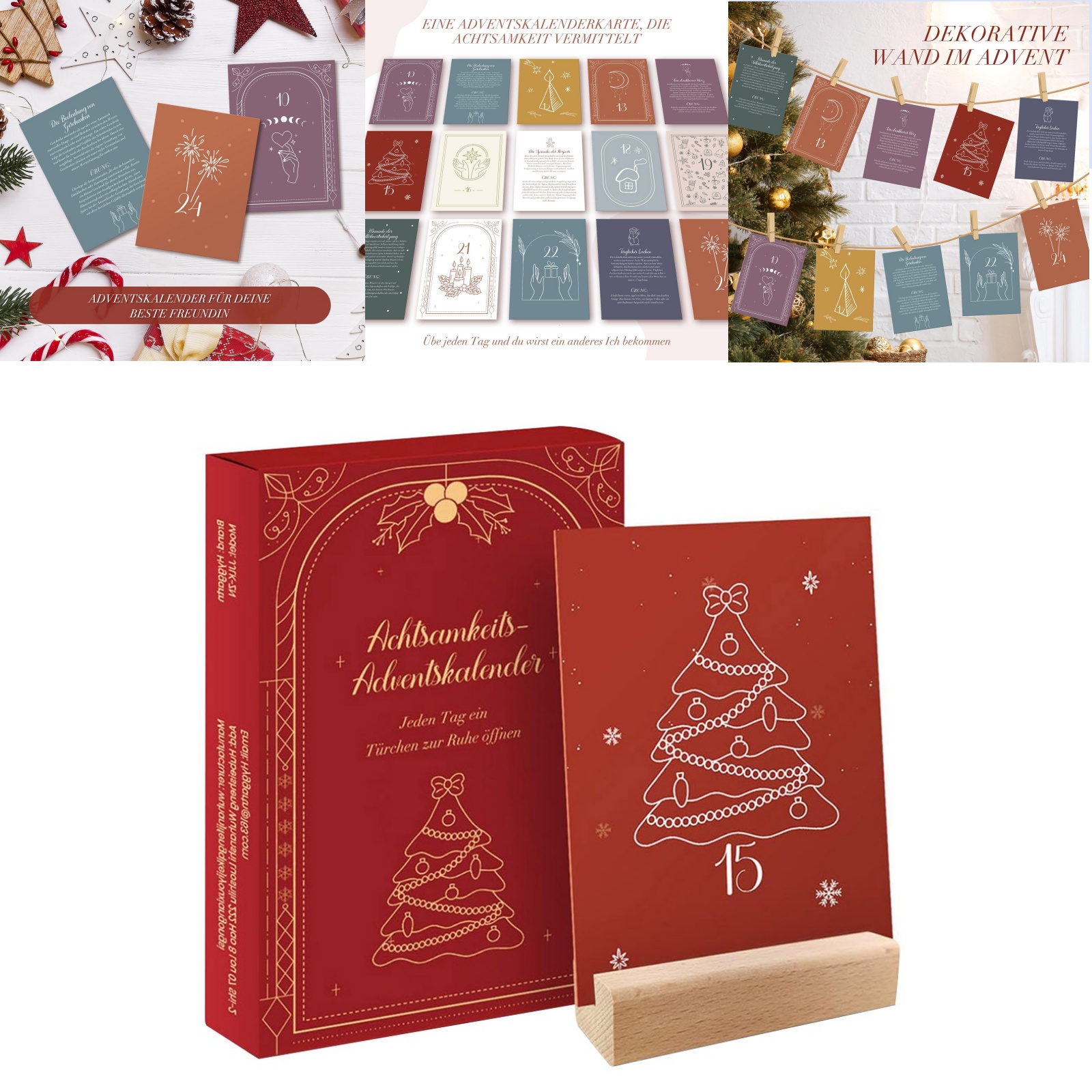 24PC Mindfulness Exercises Advent Calendar Advent Calendar Sayings ...