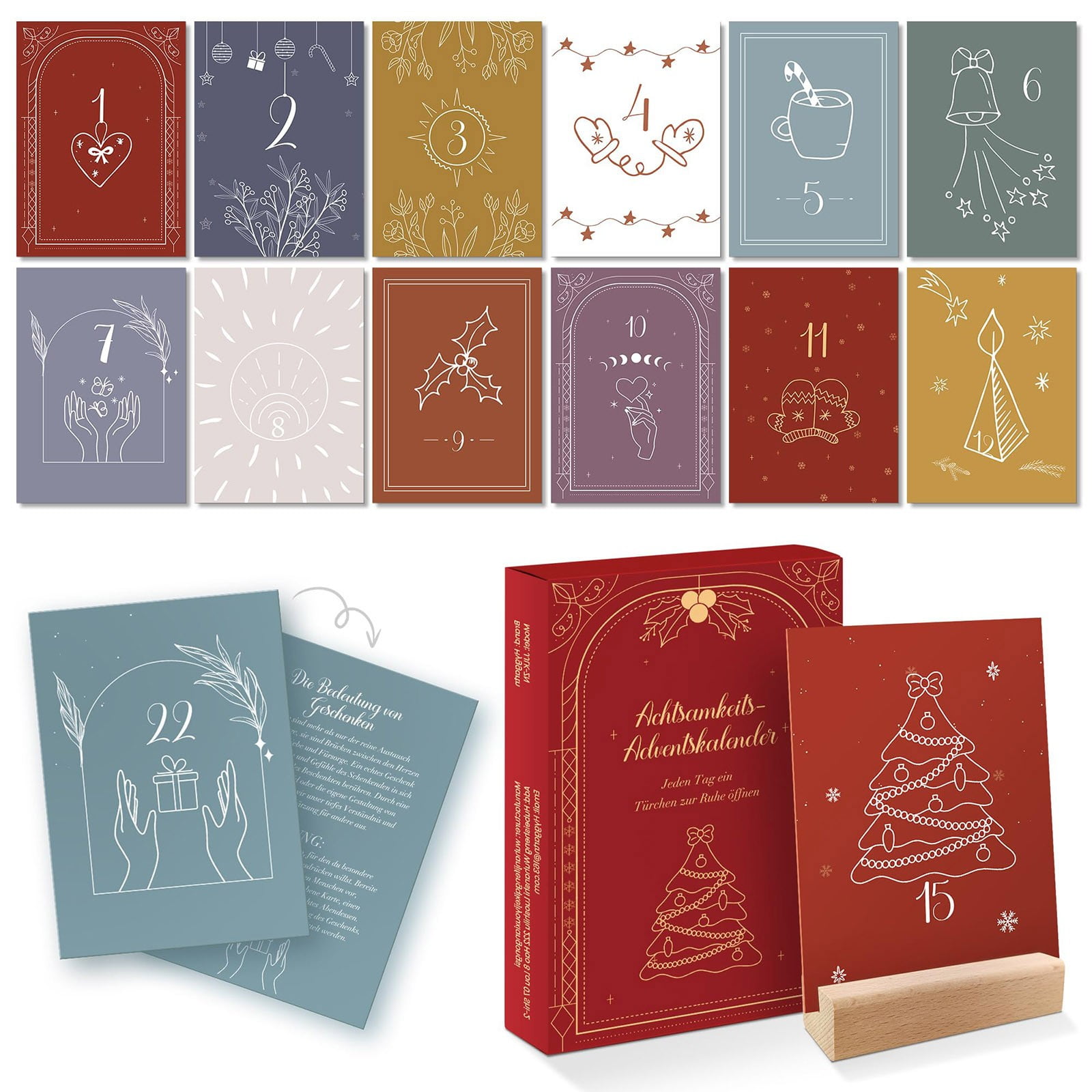 24PC Mindfulness Exercises Advent Calendar Advent Calendar Sayings ...