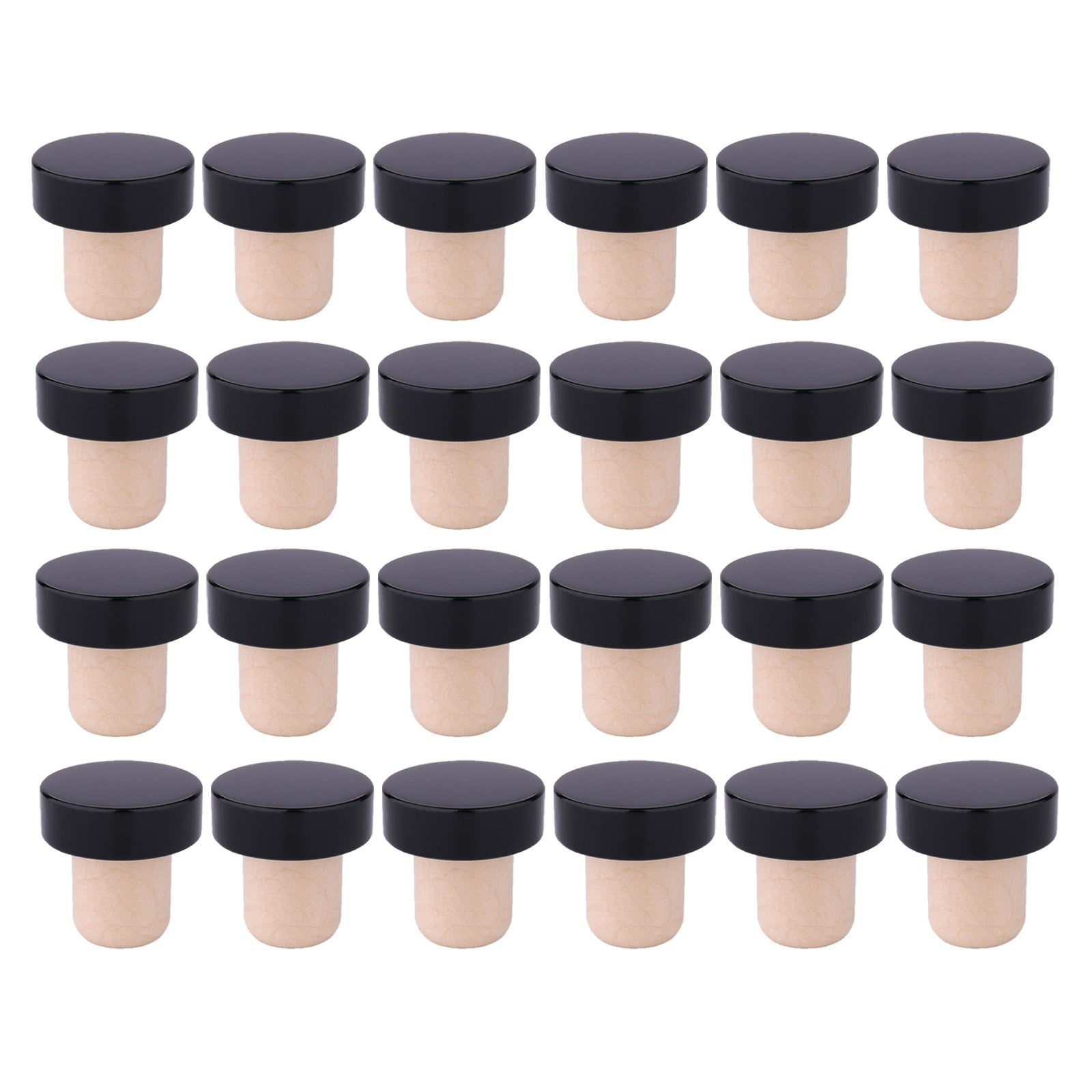 24PC T Shaped Stopper Cork Wine Stopper Bottle Stoppers Reusable Wine ... 24PC T Shaped Stopper Cork Wine Stopper Bottle Stoppers Reusable Wine ...