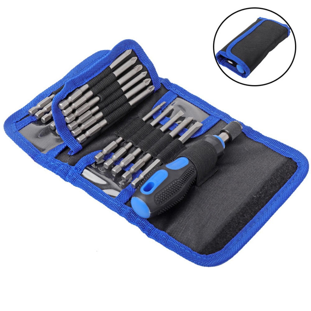24PCS 100mm Long Screwdriver Bit Set Quick Release Magnetic Bit Holder ...