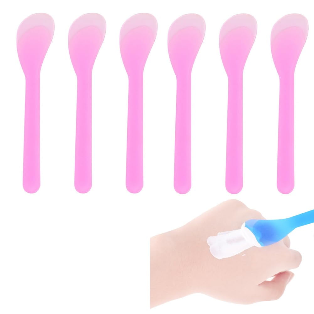 24PCS 13cm 5.2" Plastic Spatulas Spoon Makeup Cosmetic Mask Tip Spatula ...