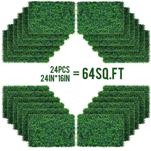 Artificial Flower Wall Panels, Artificial Flower Wall Backdrop, 16PCS ...