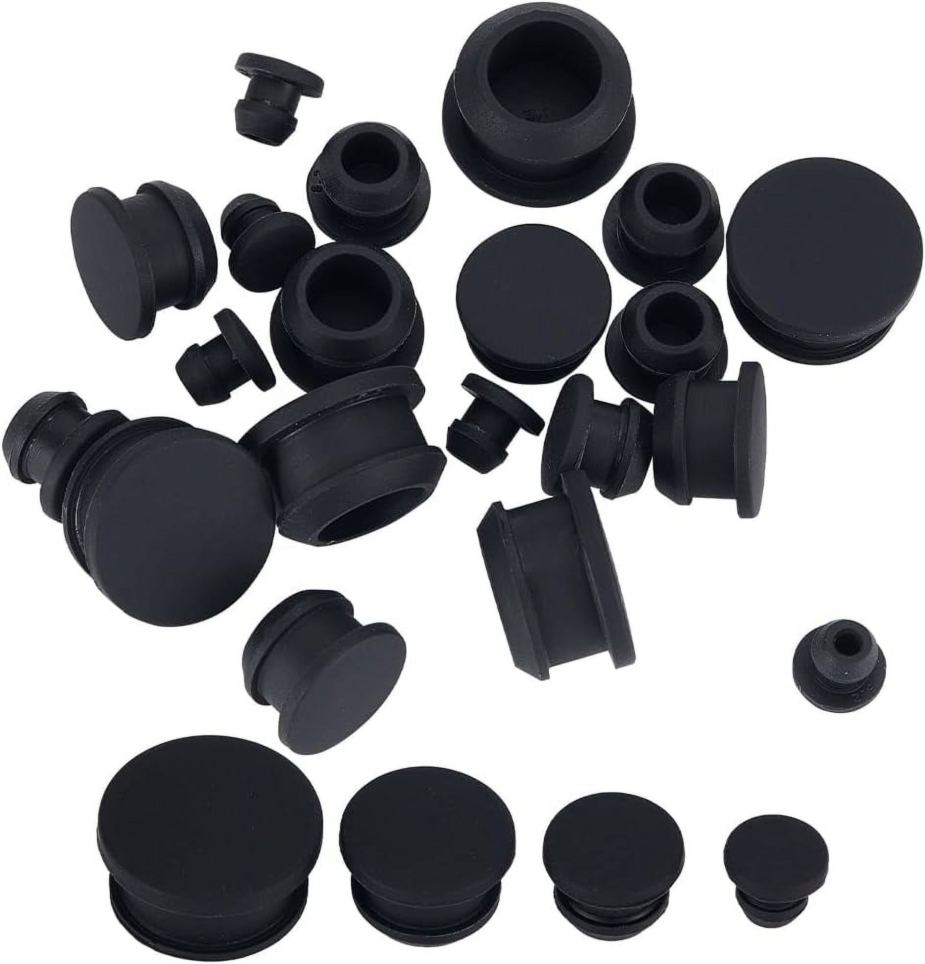 24PCS 4 Sizes Silicone Stoppers for Salt and Pepper Shakers 13/64 5/16 ...