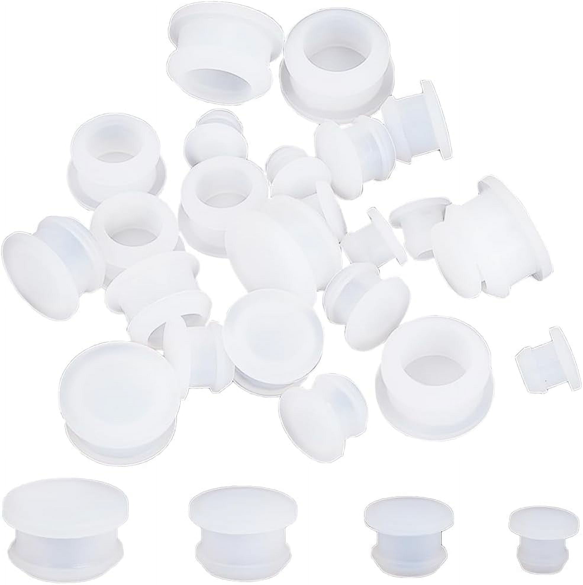 24PCS 4 Sizes Silicone Stoppers for Salt and Pepper Shakers 9/32 25/64 ...