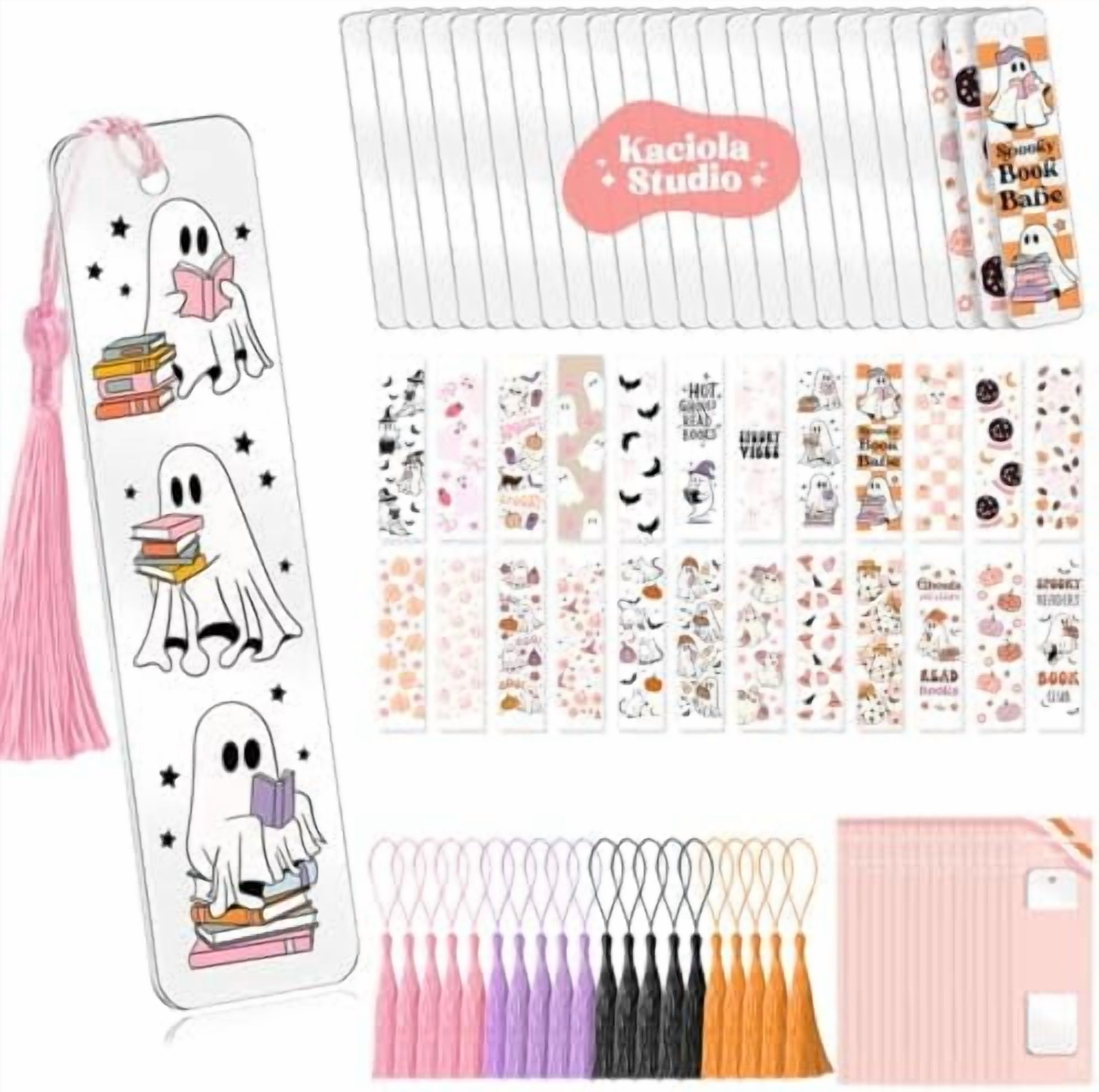 24PCS Acrylic Bookmark Blanks with 24PCS Faith Theme UV DTF Stickers ...