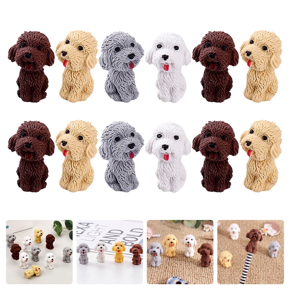 24PCS Adorable Teddy Dog Eraser Painting Kindergarten Eraser Gift ...