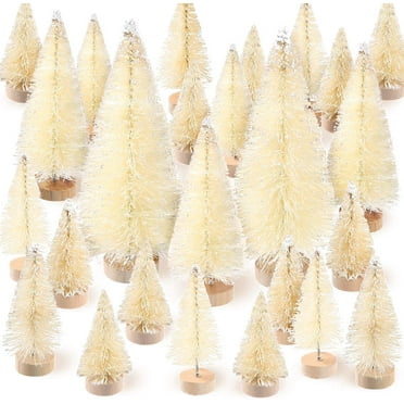 Frosted Mini Bottle Brush Trees Christmas Ornament - 7" - Walmart.com