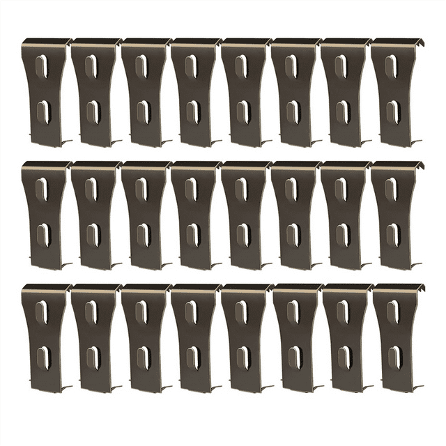 24PCS Brick Wall Clips Hook Steel Hanger Heavy Duty Metal Hangers for ...