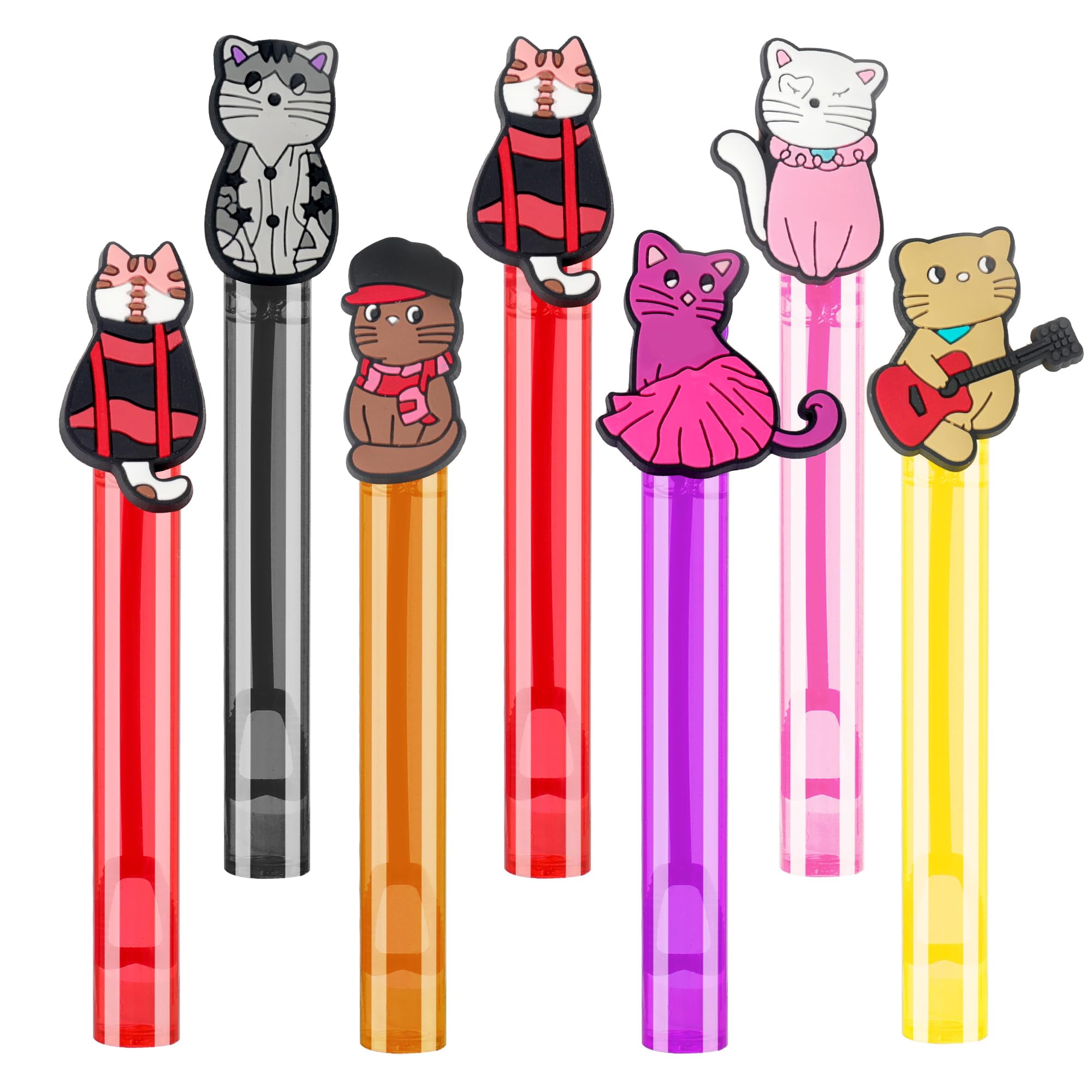 24PCS Cat Bubble Wands for Singer Party Favors Supplies Decorations ...