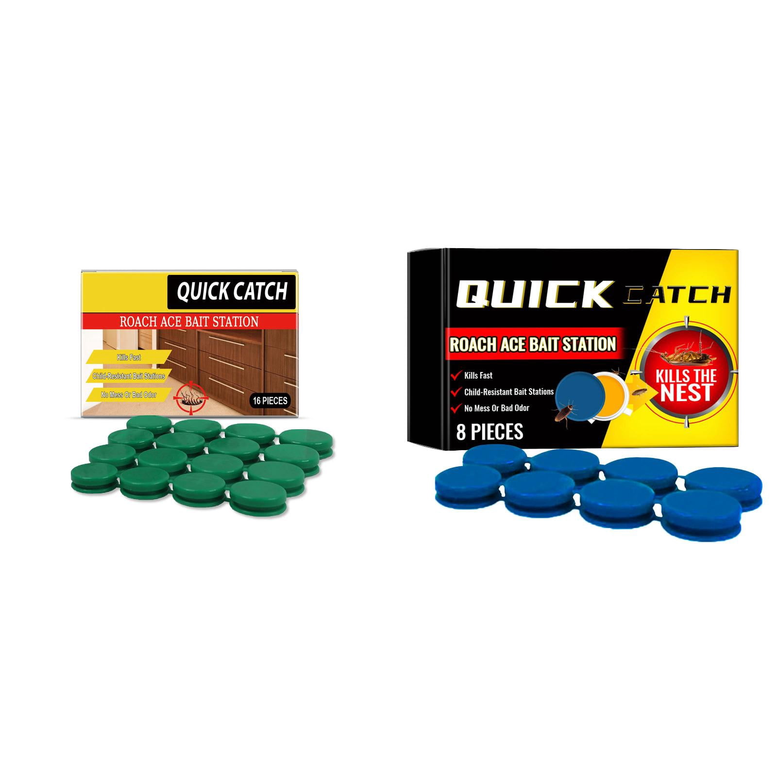 24PCS Cockroach GelBait Indoor In-festation,Easy to Use Indoor Home Re ...
